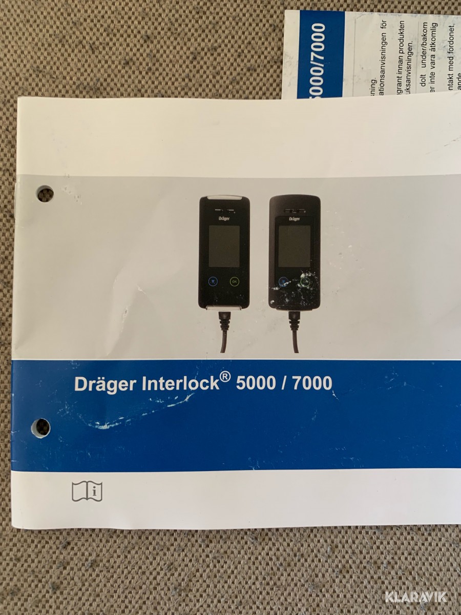 Klaravik Auktioner | 2st Alkolås Dräger Interlock 5000