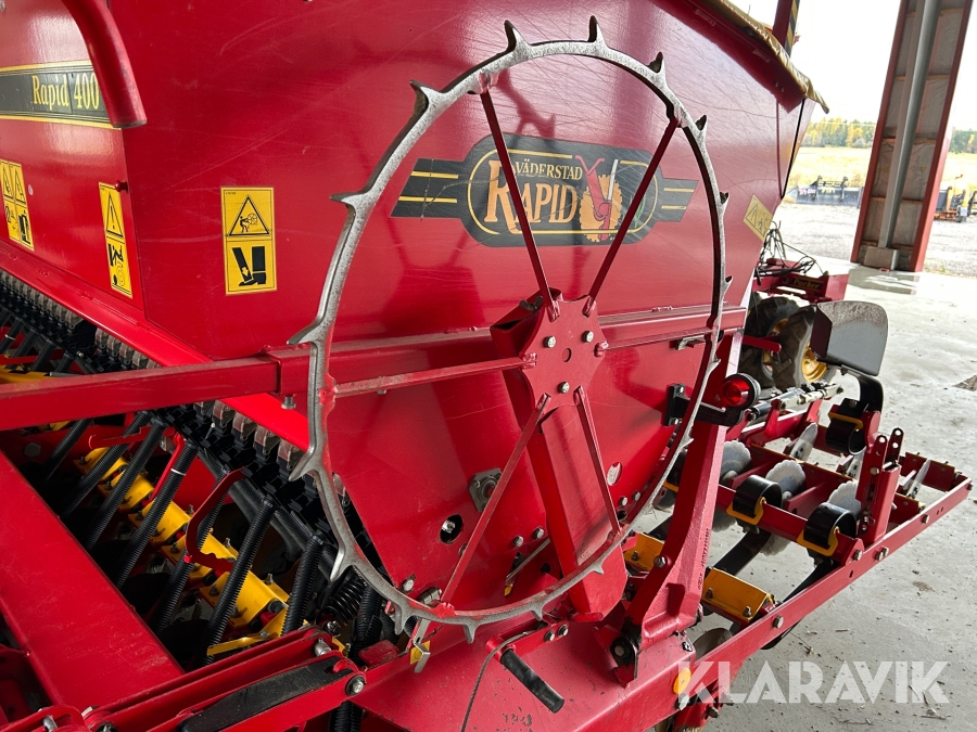Såmaskin Väderstad Rapid 400C, Uppsala, Klaravik auktioner