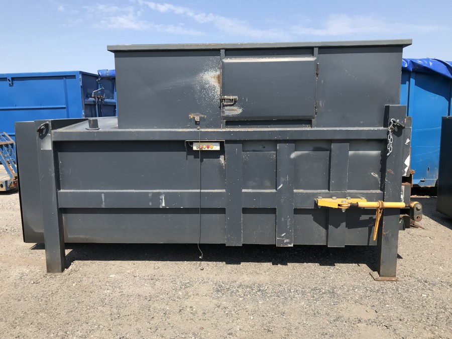 Komprimator med container