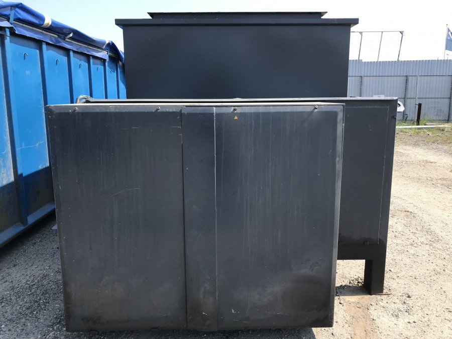 Komprimator med container