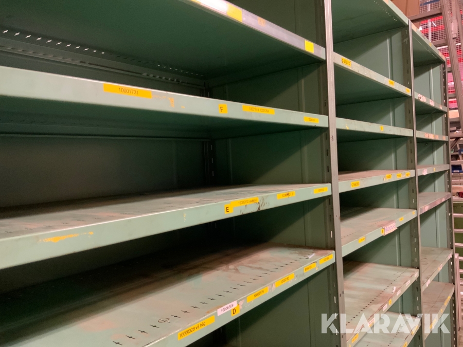 Lagerhyllor, Umeå, Klaravik auktioner