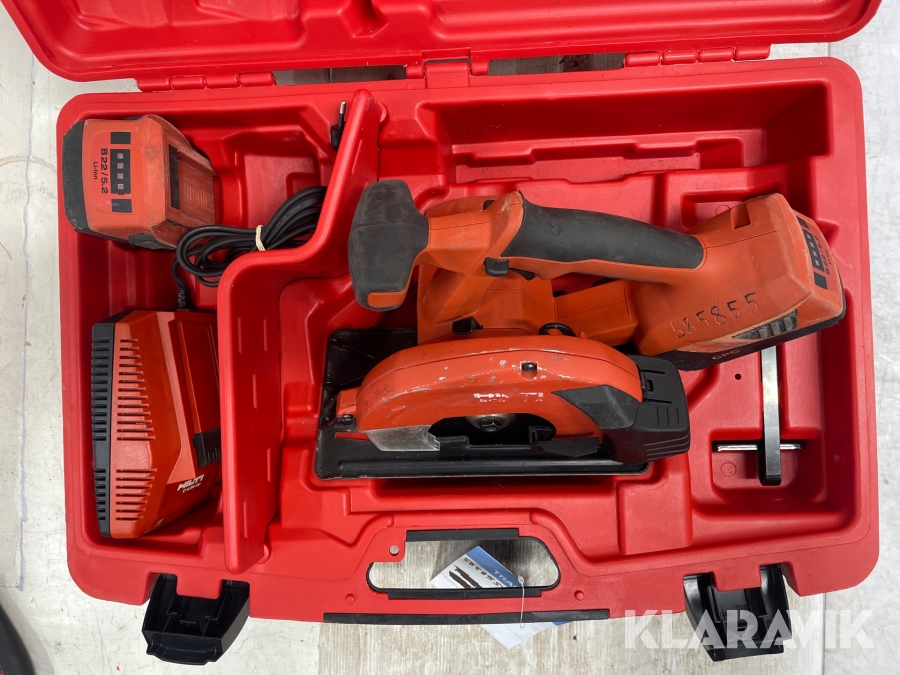 Handcirkelsåg Hilti SCM22-A, Svalöv, Klaravik auktioner