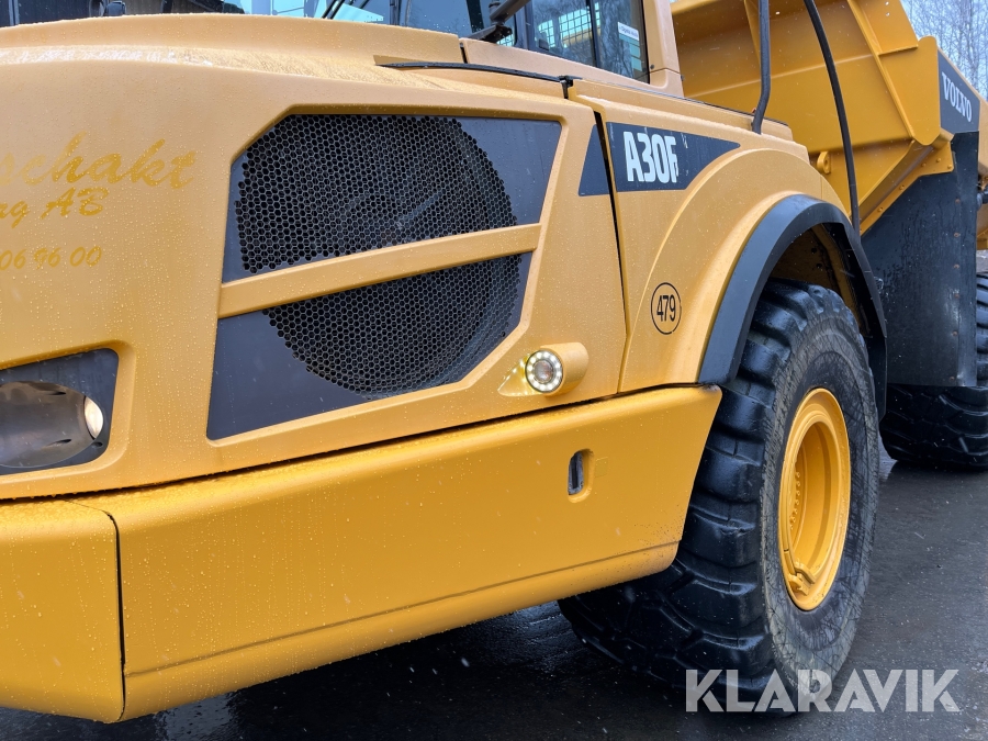 Dumper Volvo A30F 6X6, Göteborg, Klaravik auktioner