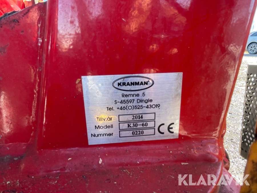 Hjulhäst Cranman/ Lennartsfors HH3013 med vagn T1700 4WD & K