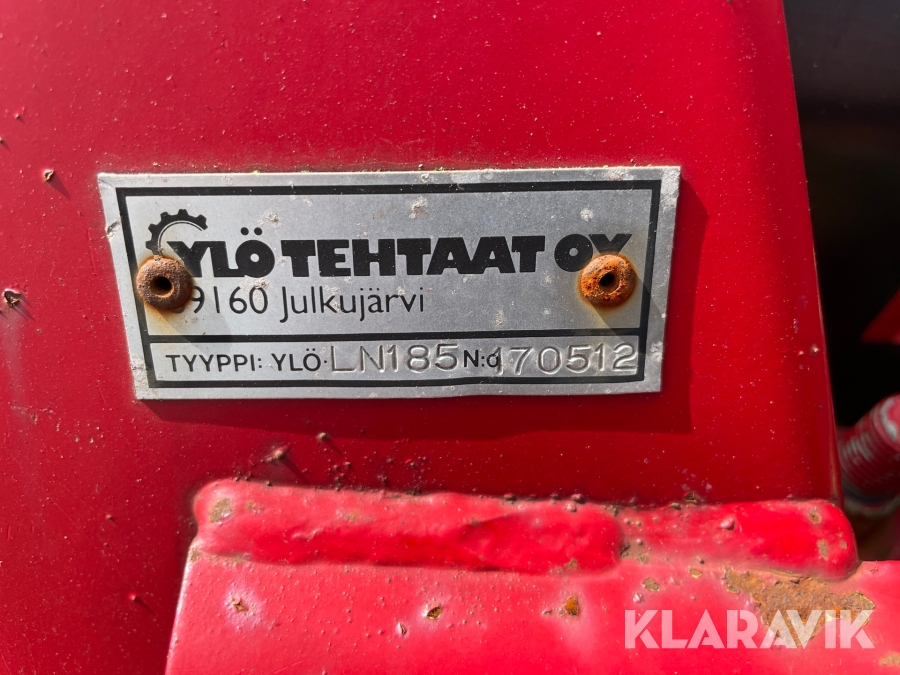 Rotorslåtter Ylö Tehtaat Oy LN 185, Nybro, Klaravik auktione