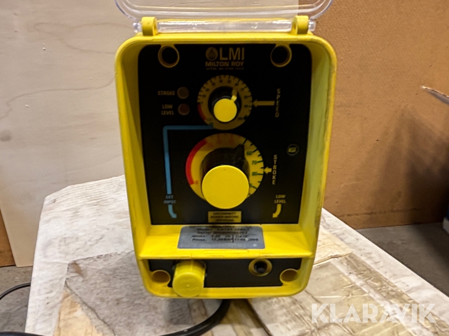 Doseringspump Milton Roy AA743-358N3, Örebro, Klaravik aukti