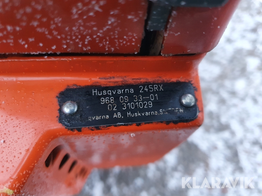 Röjsåg med & sele Husqvarna 245 RX, Karlstad,