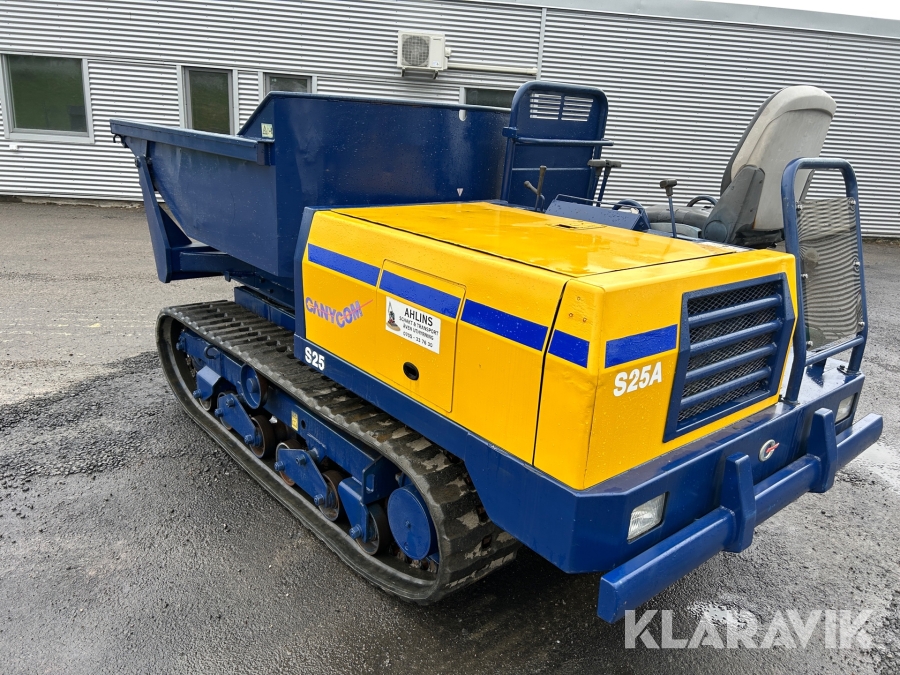 Dumper Canycom S25A, Göteborg, Klaravik auktioner