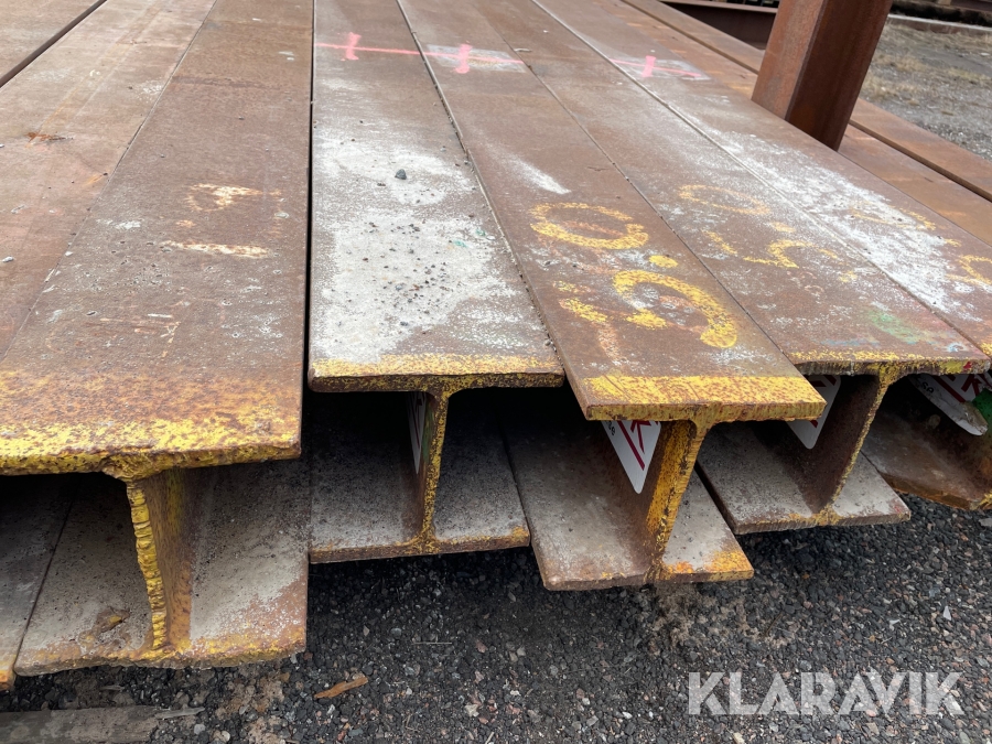 Klaravik Auktioner | Stålbalkar HE220B 8 st