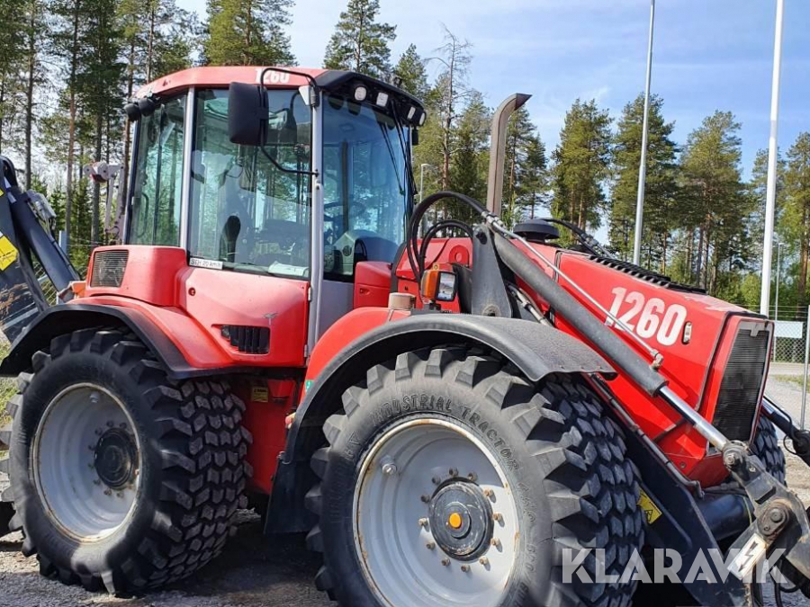 Grävlastare Huddig 1260 Huddig 1260, Luleå, Klaravik aukti