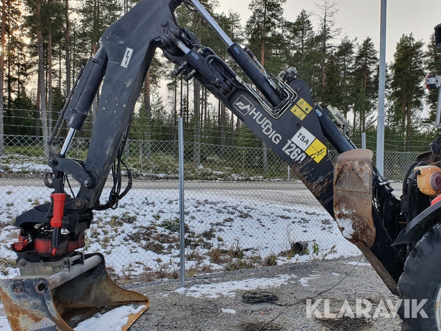 Grävlastare Huddig 1260 Huddig 1260, Luleå, Klaravik aukti