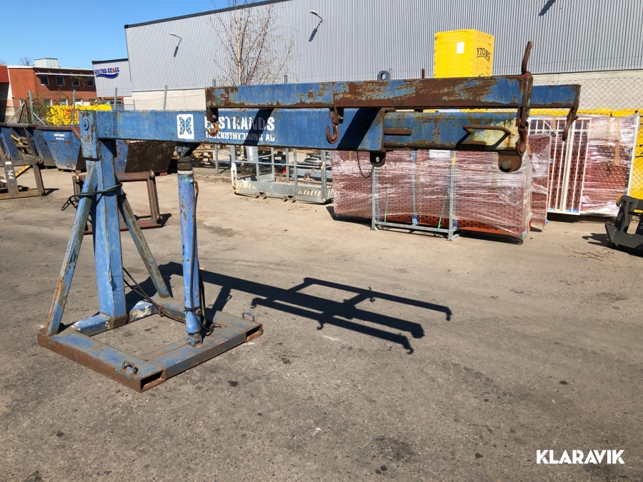 Lyftanordning för gaffelinfästning säcklyft