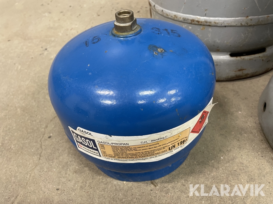 Gasoltuber, Linköping, Klaravik auktion