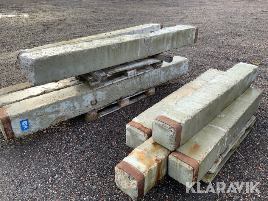 Betongplint pålkap 9st