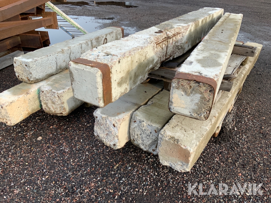 Betongplint pålkap 9st