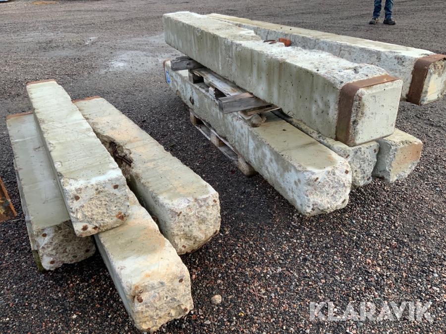 Betongplint pålkap 9st