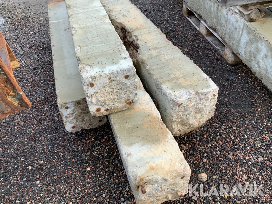 Betongplint pålkap 9st