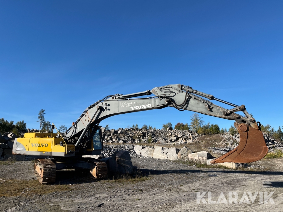Grävmaskin Volvo EC460B LC, Norrköping, Klaravik auktioner
