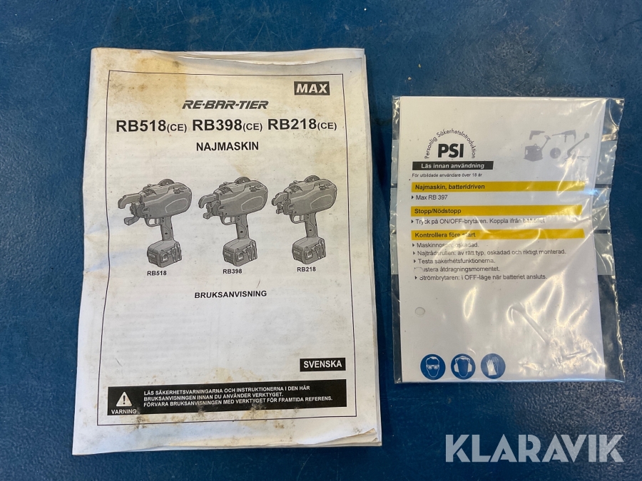 Najmaskin Max RB 398, Jönköping, Klaravik auktioner