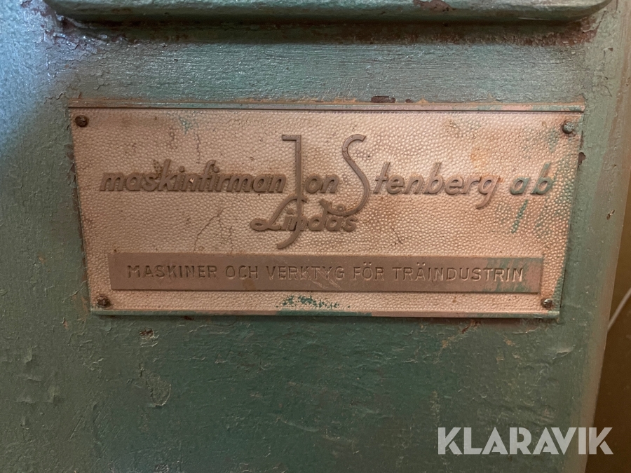 Planhyvel Maskinfirman Jon Stenberg AB Lindås, Sunne, Klarav