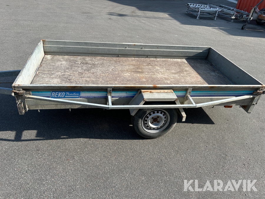 Personbilssläp Reko trailer, Uppsala, Klaravik auktioner