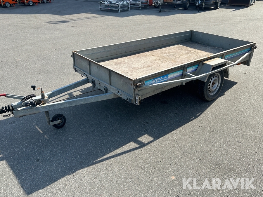 Personbilssläp Reko trailer, Uppsala, Klaravik auktioner