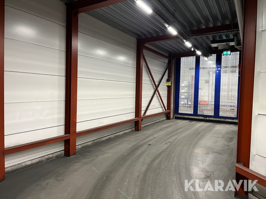 Trucktunnel/Stålstomme med sandwichpaneler 4,3m X 100m, Falk