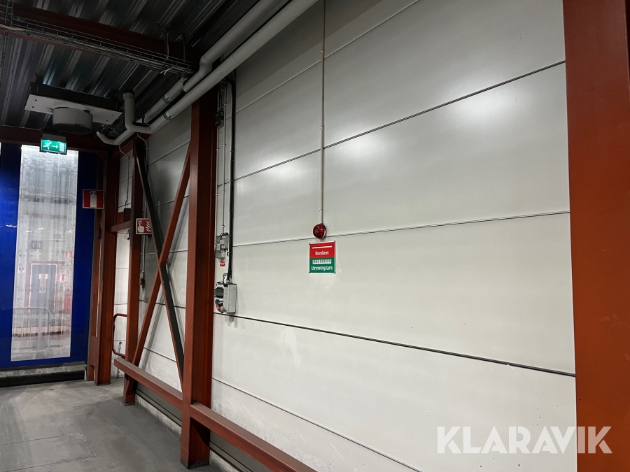 Trucktunnel/Stålstomme med sandwichpaneler 4,3m X 100m, Falk