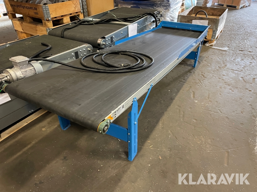 Bandtransportör MA-Tech Platta-10, Avesta, Klaravik auktione