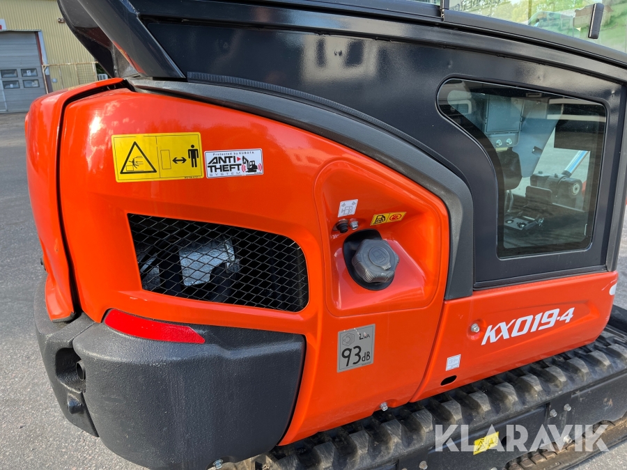 Grävmaskin Kubota KXO 19-4, Österåker, Klaravik auktioner