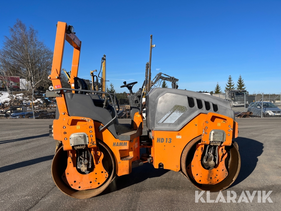 Vält HAMM HD13 VV, Stockholm, Klaravik auktioner