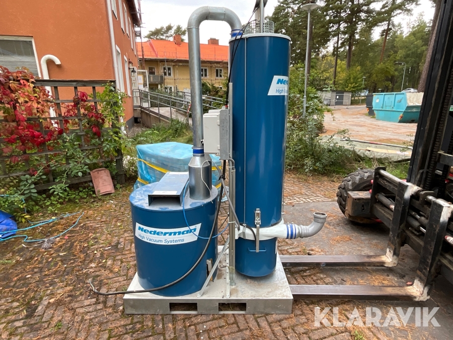 Centraldammsugare Nederman PAK 20-500, Katrineholm, Klaravik