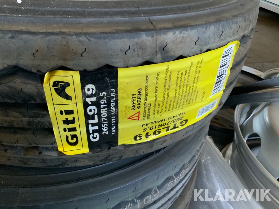 Däck till lastbilssläp Giti GTL919, Oskarshamn, Klaravik a