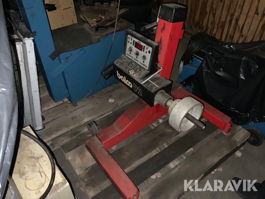 Balanseringsmaskin Balco 92, Vetlanda, Klaravik auktioner