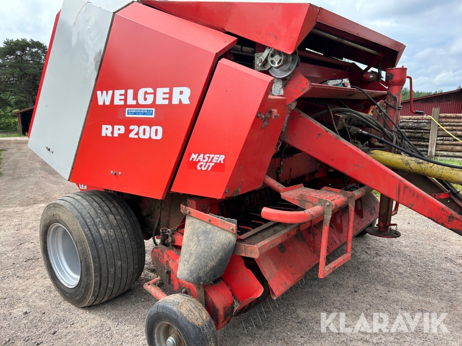 Rundbalspress Welger RP200, Svenljunga, Klaravik auktioner