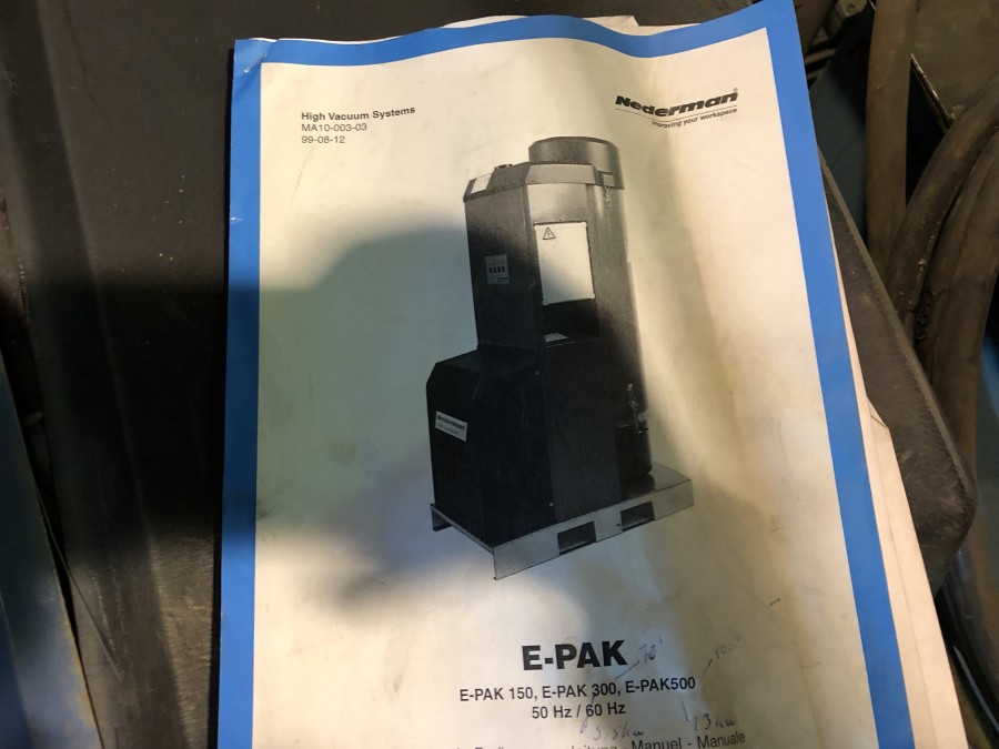 Klaravik Auktioner | Spånsug Nederman E-Pak 300