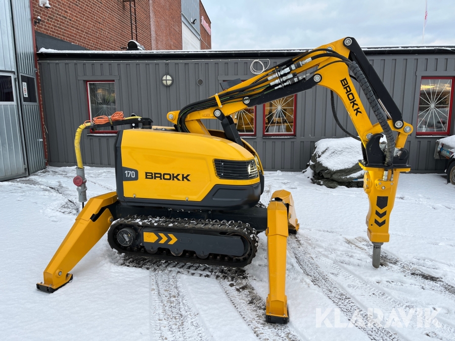 Rivningsrobot BROKK 170, Norrköping, Kl