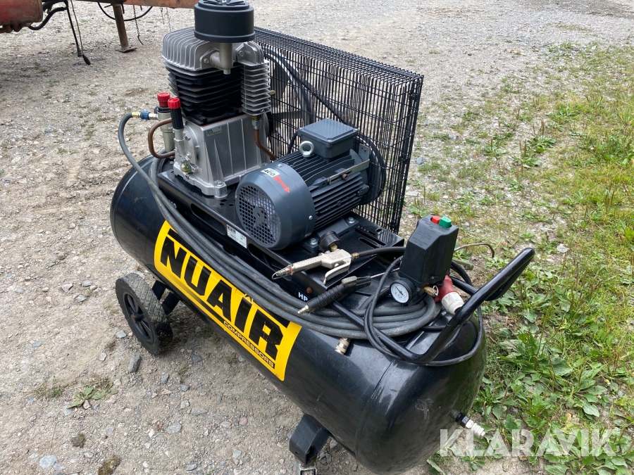 Klaravik Auktioner | Kompressor Nuair NB5,5,5CT/200 5,5hk
