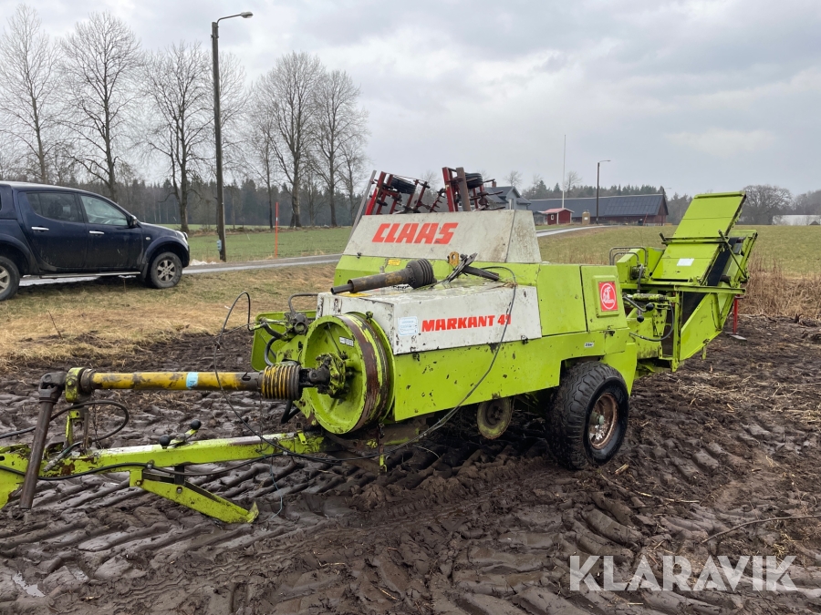 Hårdpress Claas Markant 41, Tranemo, Klaravik auktioner