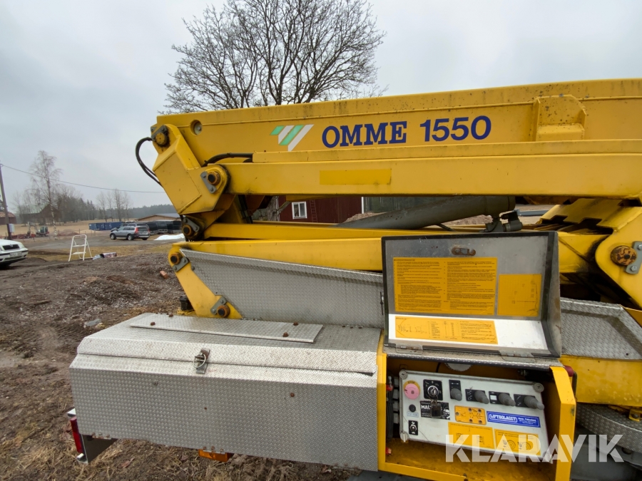 Saxlift Omme 1550EBZX, Karlskoga, Klaravik auktioner