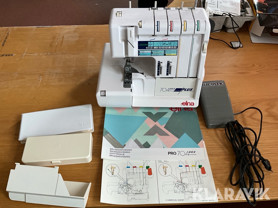 Overlock symaskin Elna PRO 704 DEX plus, Örebro, Klaravik au