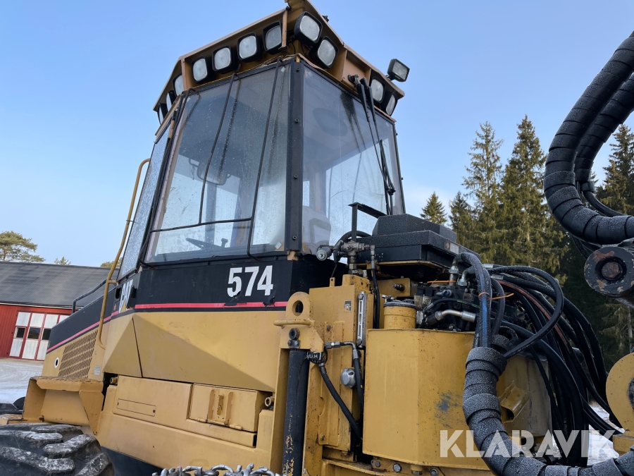 Skotare Caterpillar 574, Torsby, Klaravik auktioner