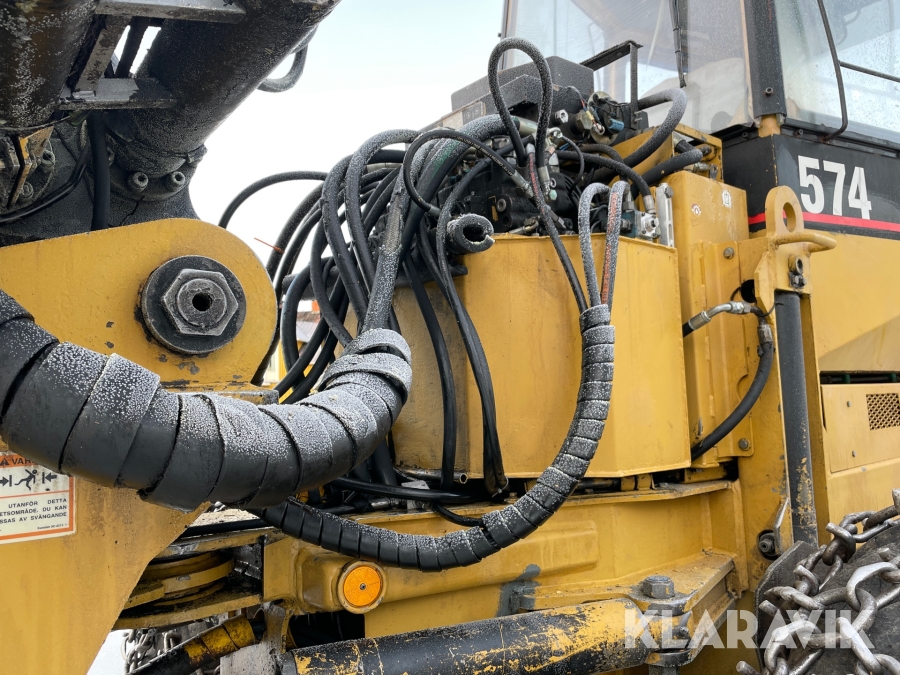 Skotare Caterpillar 574, Torsby, Klaravik auktioner