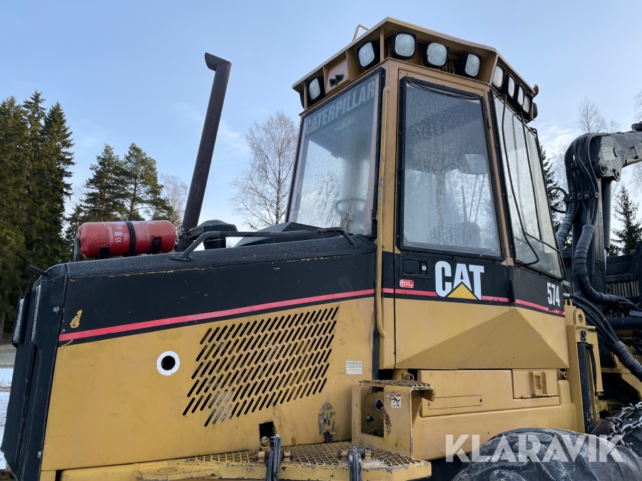 Skotare Caterpillar 574, Torsby, Klaravik auktioner