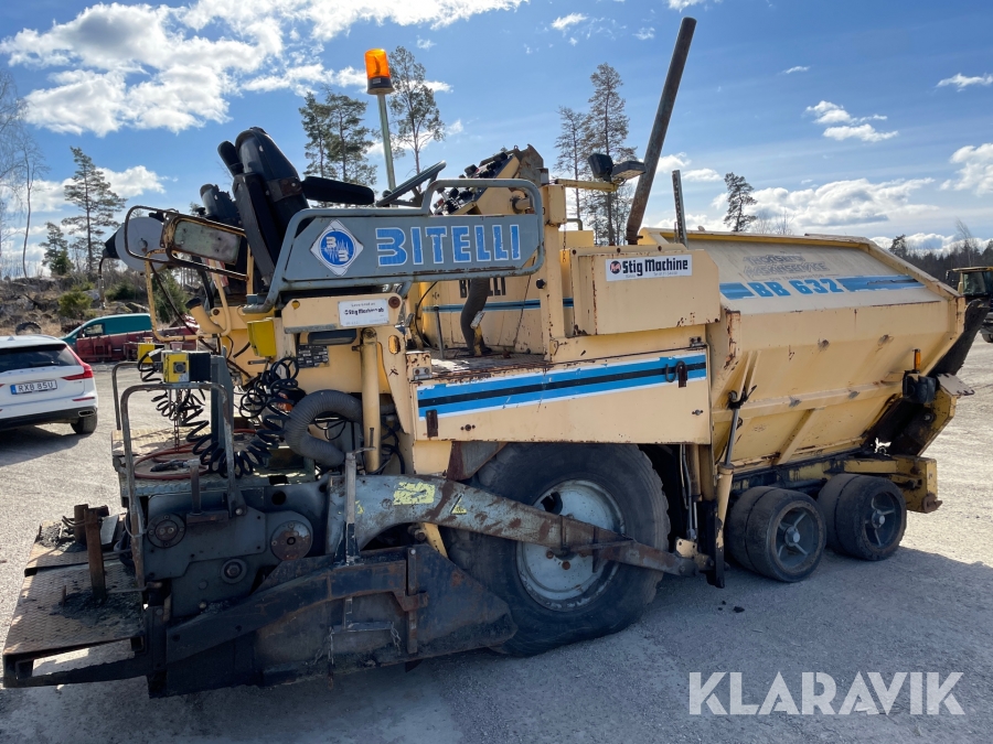 Asfaltsläggare Bitelli BB632, Uppsala, Klaravik auktioner