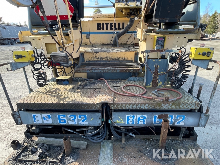 Asfaltsläggare Bitelli BB632, Uppsala, Klaravik auktioner