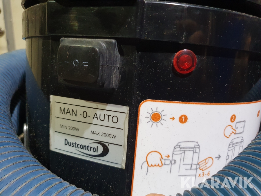 Stoftavskiljare Dustcontrol DC2900, Karlstad, Klaravik aukti
