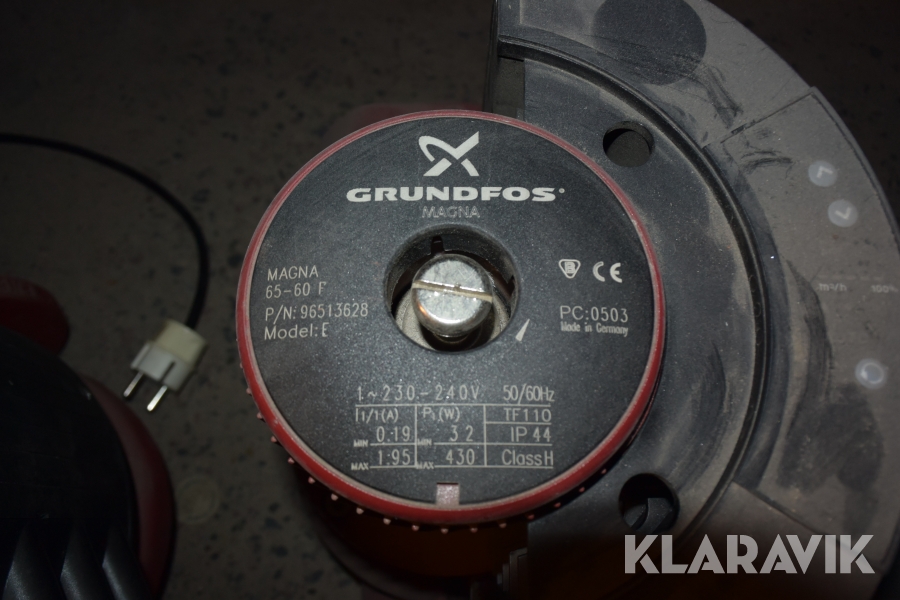 VVS Cirkulationspumpar 4st. Strypventil 1st Grundfos & Vilo Magna