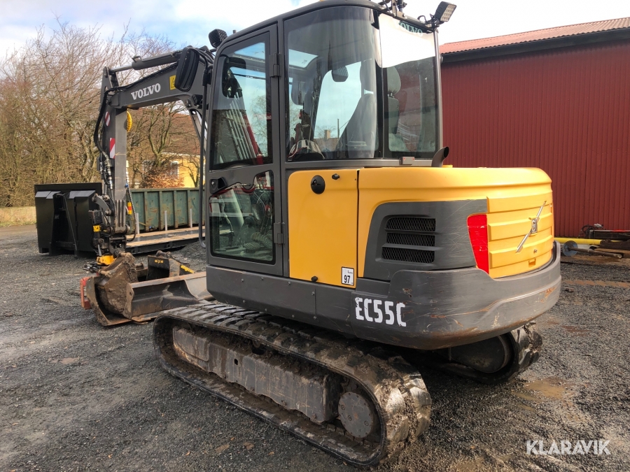Minigrävmaskin Volvo EC55C