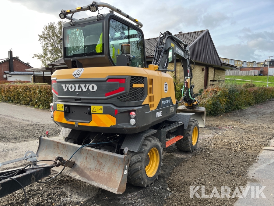 Hjulgrävare Volvo EW60E, Varberg, Klaravik auktioner
